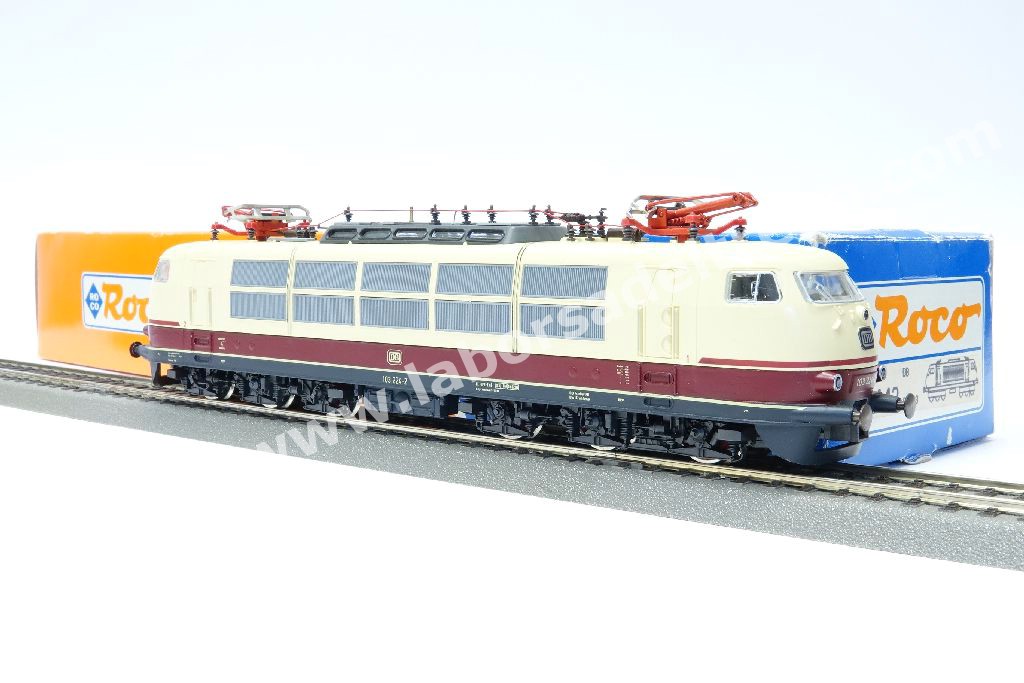Roco - 43442 Loco el. Br 103 delle DB, livrea TEE rosso/crema, ep. IV