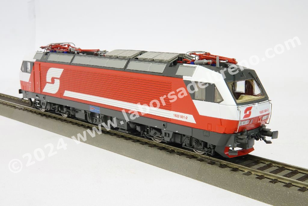 Jaegerndorfer - 25852 Locomotiva elettrica OBB Rh 1822 001 'BrennerLok', livrea rossa con fascia ...