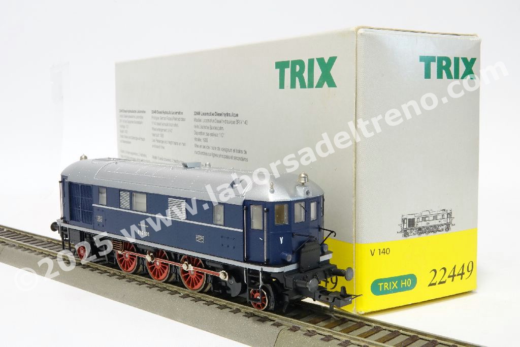 Trix - 22449 Loco diesel V 16 101 della DRG, livrea blu, ep. II