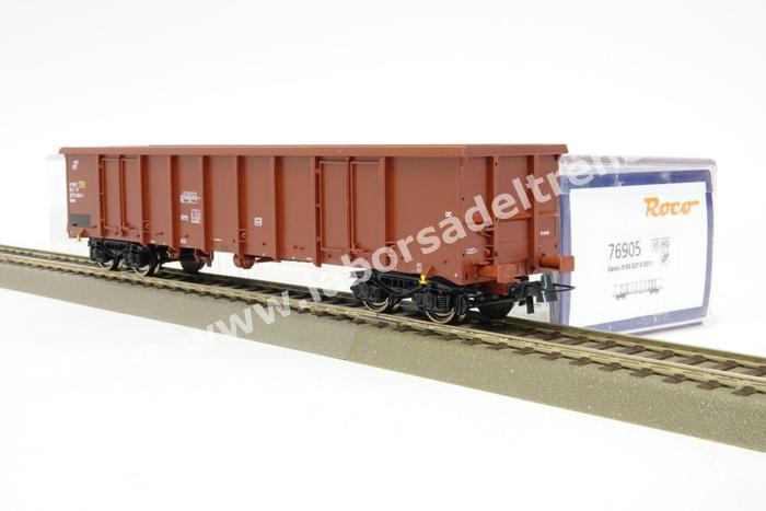 Roco - 76905 Carro a sponde alte a carrelli FS tipo Eanos logo XMPR ...