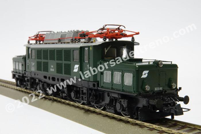 Roco - 72350 Loco el. Br 1020.46 delle OBB, livrea verde con tetto ...