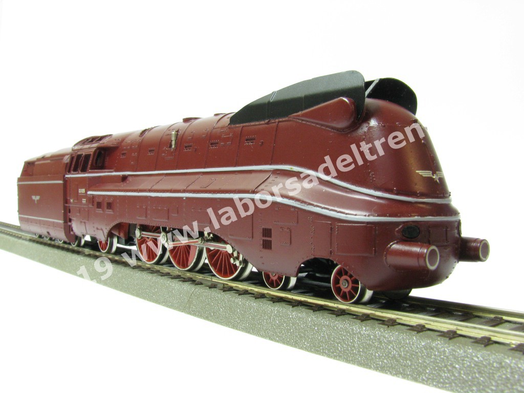 Marklin - 3889 Locomotiva a vapore DRG Br 03 carenata, livrea bourdeaux ...