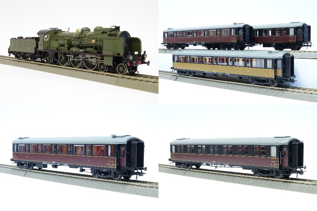 Ree modeles - MB-138+VB-449+VB-450+VB-451 Convoglio PLM con vaporiera ...