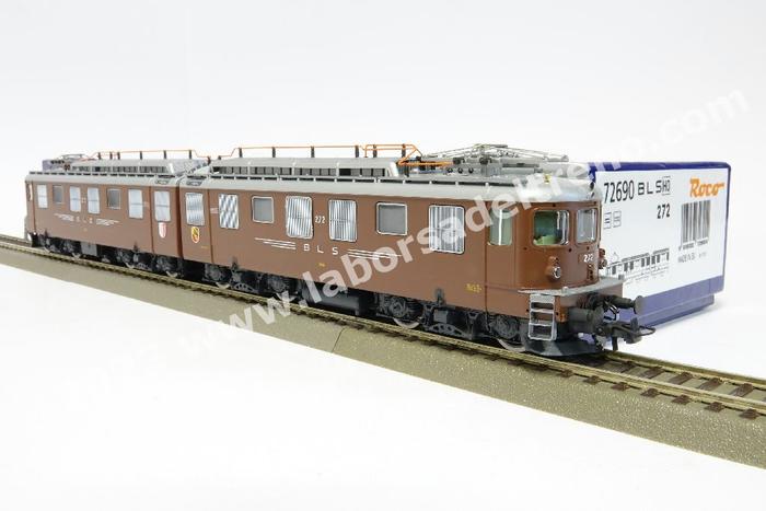 Roco - 72690 Locomotiva elettrica BLS Ae 8/8 272, livrea marrone con ...
