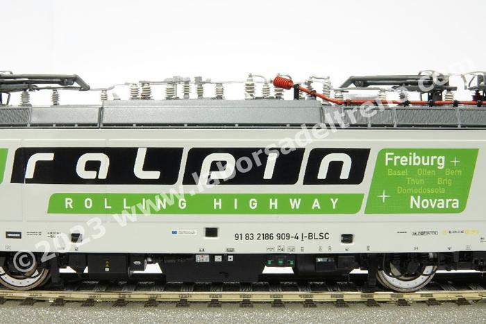 Acme - 60630 Locomotiva elettrica BLS Cargo Br 186 909 'Monte Olimpino' noleggiata Ralpin ...