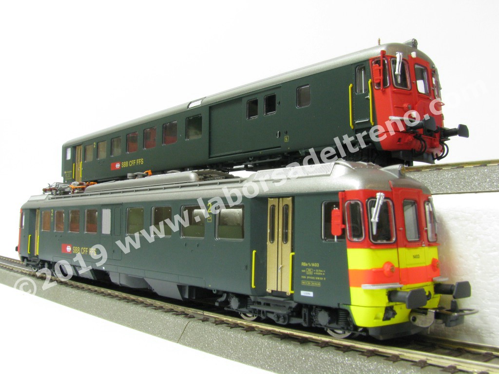 Piko - 96832 Set elettromotrice SBB RBe 4/4 + pilota BDt mista 2° cl ...