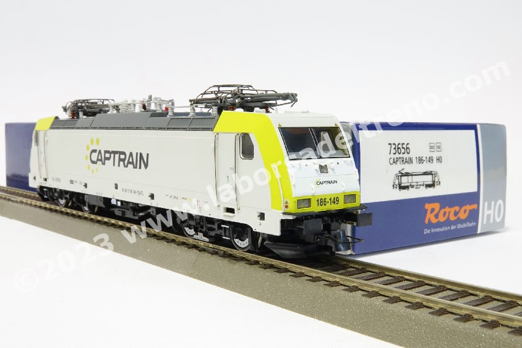 Roco - 73656 Loco el. TRAXX Br 186 149 della Captrain, livrea grigia ...