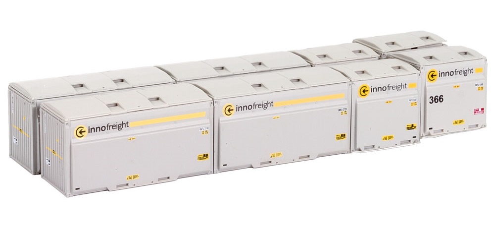 Hobbytrain - 9008 set otto container Innofreight, scala N