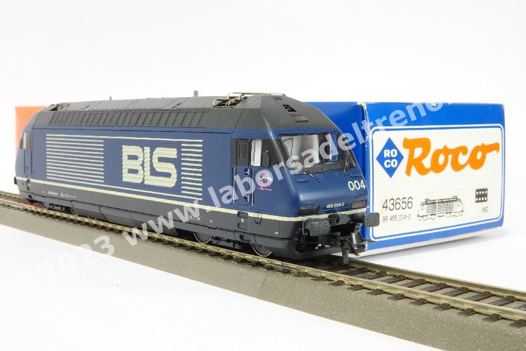 Roco - 43656(2) Locomotiva elettrica BLS Re 465 004 'Saas Fee', livrea ...
