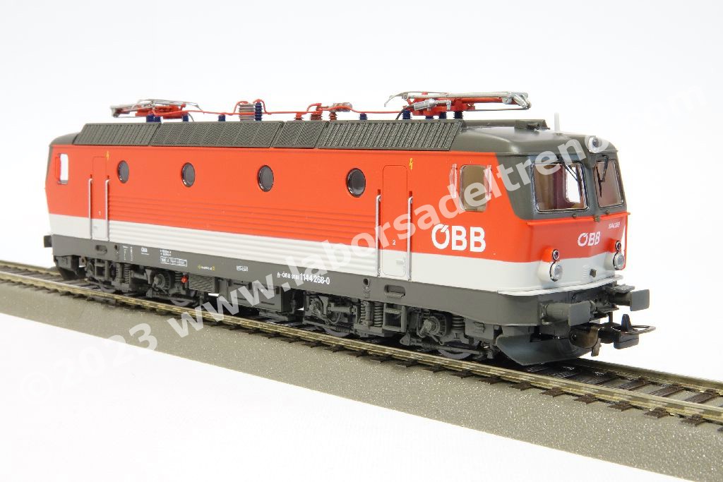 Piko - 51631 Locomotiva elettrica OBB Rh 1144, livrea arosso/bianca con tetto grigio scuro, logo ...