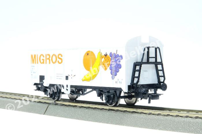 Liliput - 22434 Carro frigo a 2 assi FS Ibes INTERFRIGO, livrea Migros ...