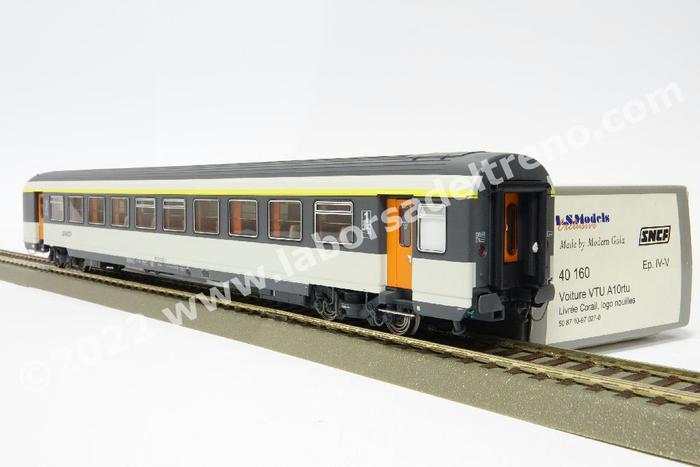 Ls models - 40160 carrozza passeggeri SNCF, tipo VTU A10rtu, 1a classe ...