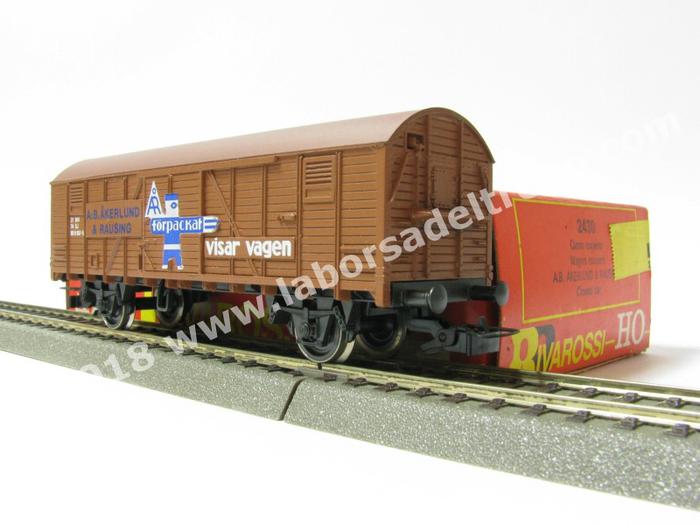 Rivarossi - 2430 Carro merci chiuso SJ Akerlund & Rausing, ep. IV - ex ...