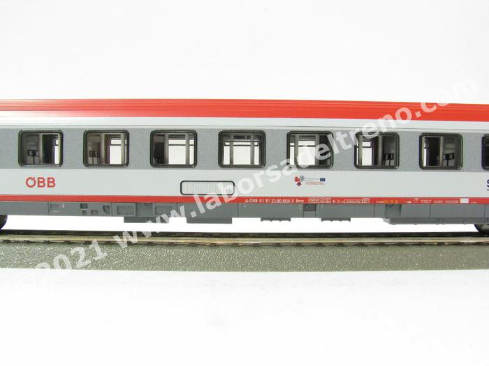 Roco - 74132 Set 3 carrozze passeggeri OBB-SAD di 2° classe tipo ...