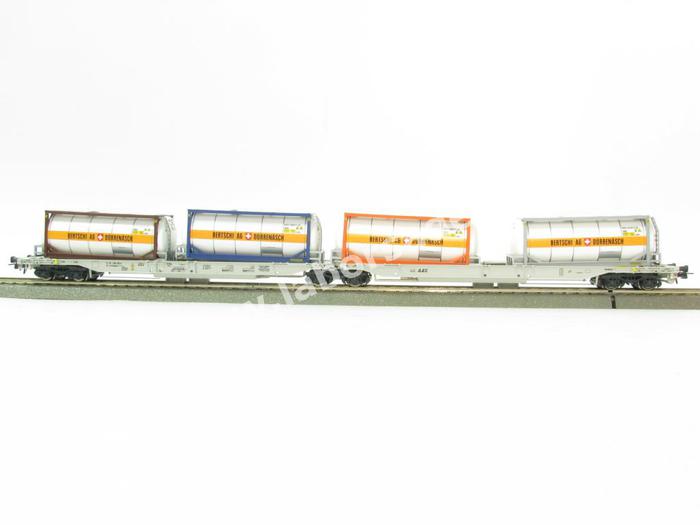 Roco - 76438 Carro canguro doppio DB AG AAE tipo T2000 caricato con ...