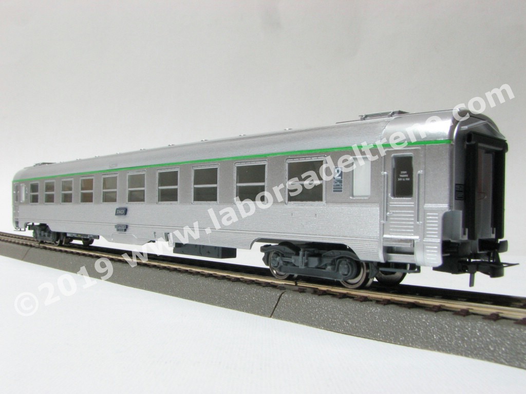 Jouef Hj4079 Carrozza Tipo Dev Inox B10 Di 2a Cl Sncf Cartouche