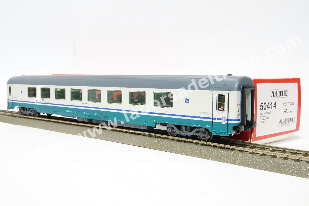 Acme - 50414 Carrozza a salone FS Trenitalia tipo GC di 1° cl., livrea ...