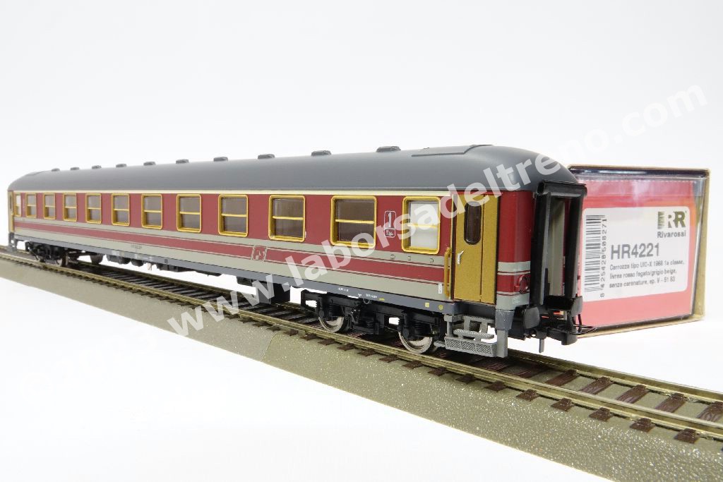 Rivarossi - HR4221 Carrozza passeggeri FS, tipo UIC-X 1968, 1a classe ...