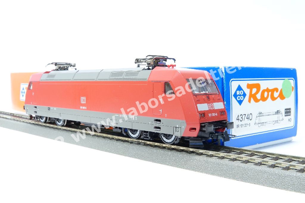 Roco - 43740 Loco el. Br 101 001 della DB AG, livrea rosso oriente ...