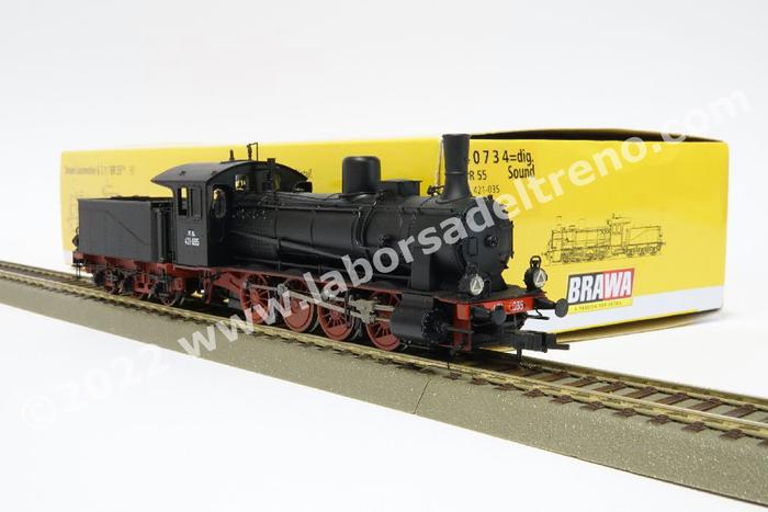 Brawa - 40734 locomotiva a vapore FS preda bellica, Gr 421 035, ex G7.1 ...