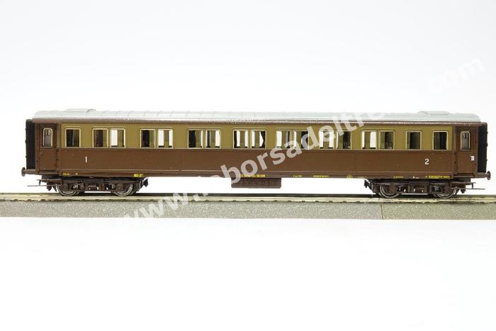 Roco - 45552 Carrozza di 1°/2° cl. Tipo 50000, livrea castano/isabella ...