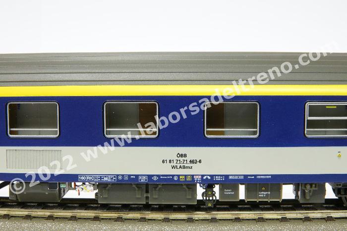 Ls models - 47081 Carrozza letti T2S ristrutturata delle OBB, livrea ...