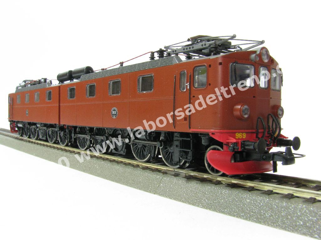 Roco - 73868 Locomotiva elettrica SJ Dm2 a due casse, livrea marrone ...