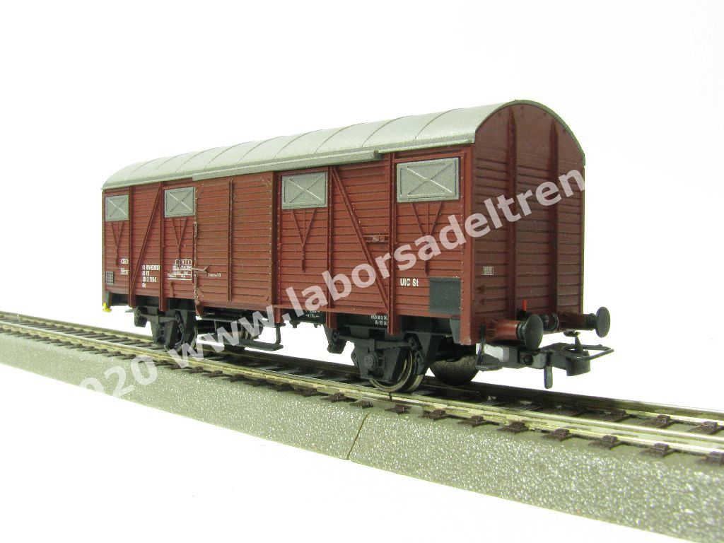 Rivarossi - HR6032 Carro chiuso a due assi tipo Gs delle FS, ep. IV