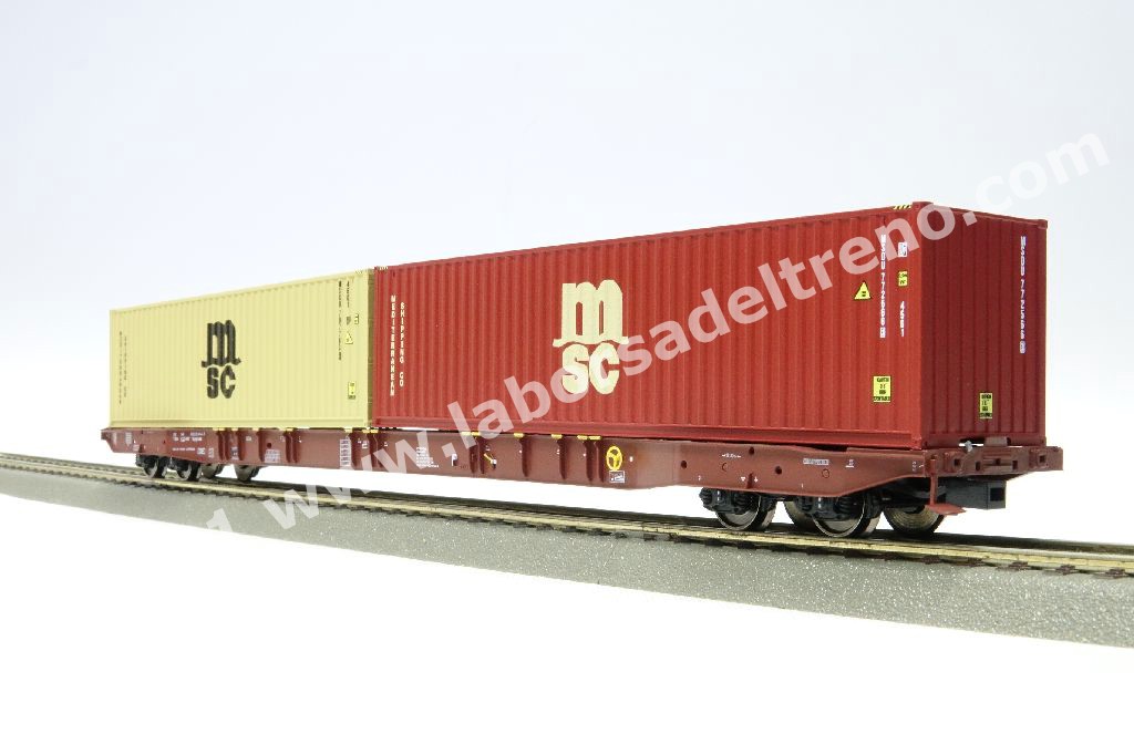 Igra model - 96010043 Carro intermodale CZ Metrans tipo Sggnss da 80 ...