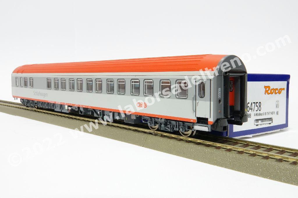 Roco - 64758 Carrozza letti T2S ristrutturata delle OBB, livrea ...