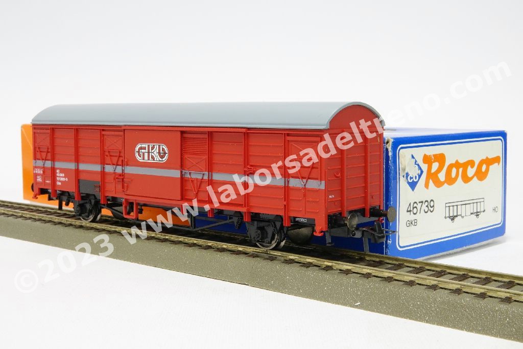 Roco - 46739 Carro chiuso OBB tipo Gbs della Graz-Köflacher Bahn GKB, ep. V