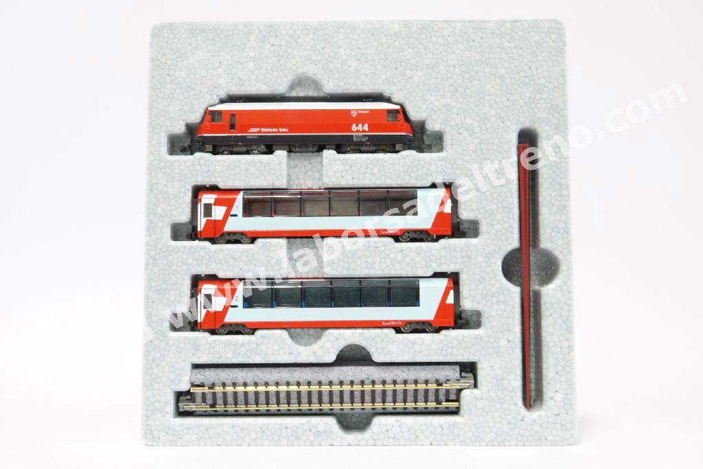 Kato - 10-1816 Confezione 'Glacier Express' RhB con locomotiva elttrica ...