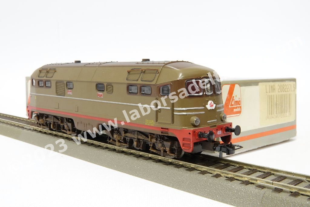 Lima - 208227LS Loco diesel D 342 4008 delle FS, livrea castano/isabella, ep. III/IV