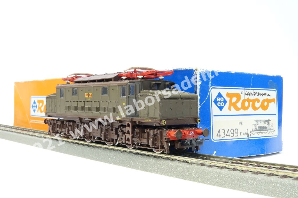 Roco - 43499 Locomotore FS E 626 375 dep. Bologna, castano isabella, epoca IV