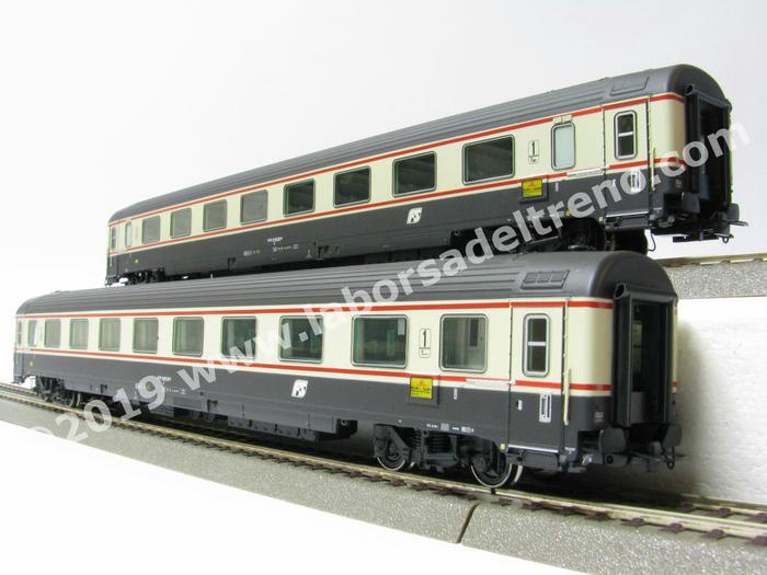 Lima - HL5000 Coppia di carrozze a carrelli FS tipo Gran Conforto di 1a ...