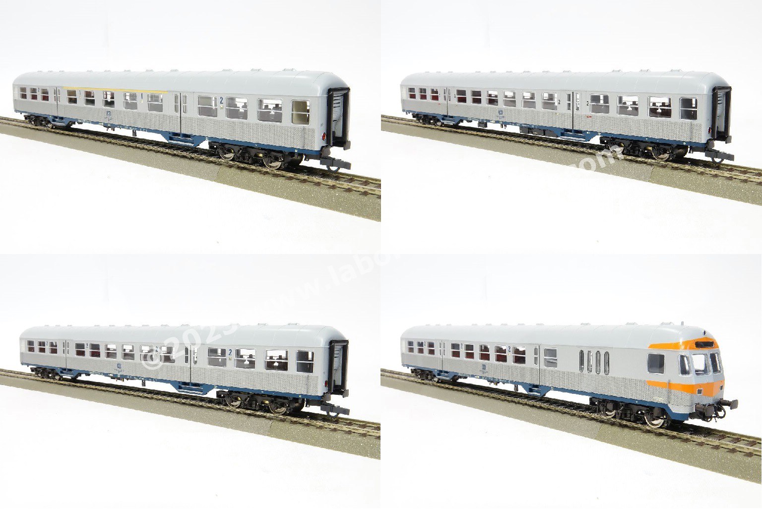 Roco - 64660+64661+64662+64663 Convoglio regionale DB a quattro ...