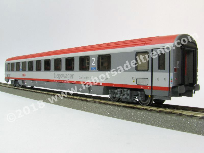 Acme - 52556 Carrozza cuccette OBB tipo EC89 Bcmz di 2° classe, livrea ...