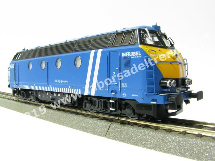 B-models - VB-91701 Locomotiva diesel SNCB Serie 62, livrea blu con ...