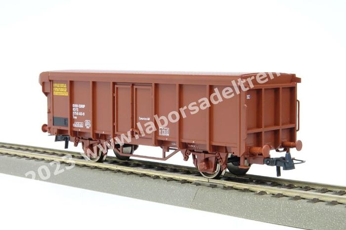 Roco - 66166 Coppia carri merce a tetto scorrevole tipo Tms delle FS ...