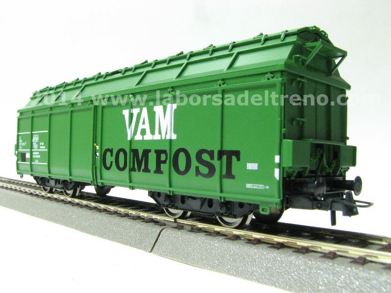 Roco - 66025-3 carro merci a carrelli NS, tipo Tads trasporto ...
