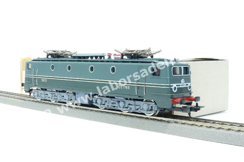 Lima - 8029 Loco el. CC 7100 SNCF, livrea verde con modanature
