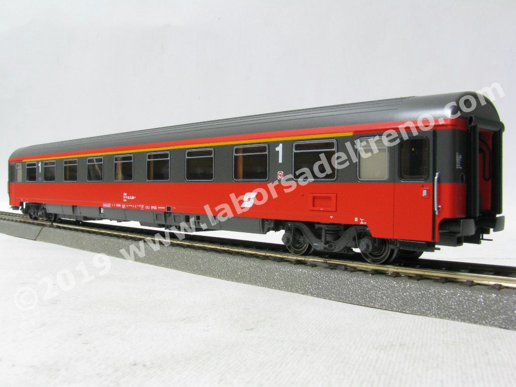 Ls models - 47118 Carrozza tipo Eurofima Amz di 1a cl. OBB, livrea ...