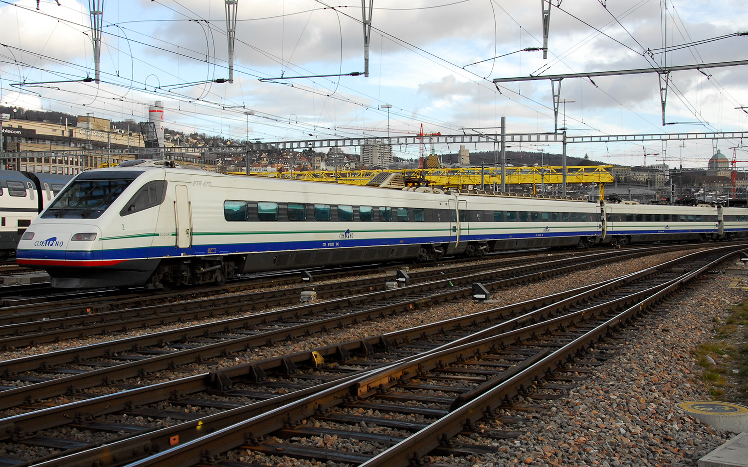 Rivarossi - HR2963 Elettrotreno a 4 elementi FS/SBB ETR 470 'Cisalpino ...