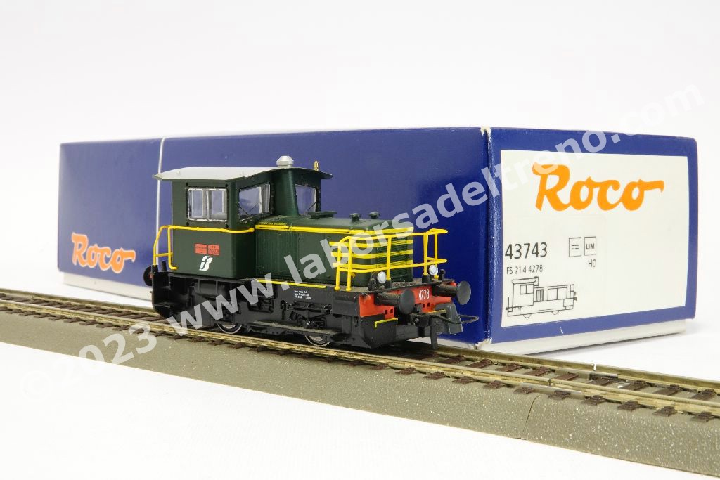 Roco - 43743 LOCO DA MANOVRA D 214 4278 LIVREA VERDE LOGO XMPR EP. V
