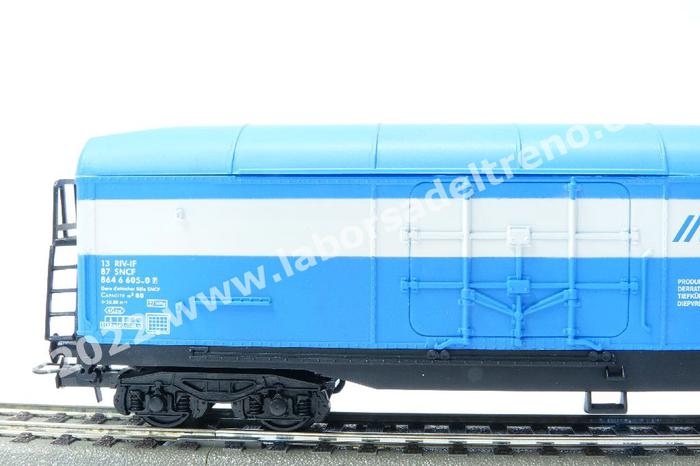 Lima - HL6047 carro frigo a grande capacità SNCF, livrea azzurra con ...