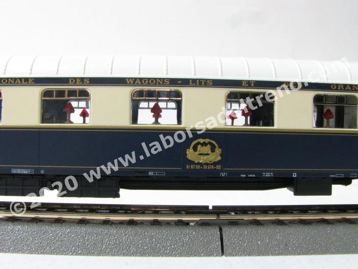 Rivarossi - HR4135 carrozza ristorante/bar CIWL , VSOE, epoca IV