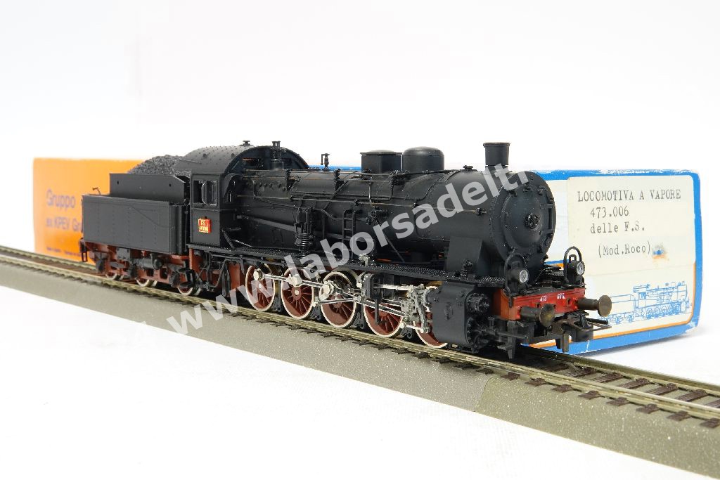 Roco - 04117G locomotiva a vapore FS Gr 473 006