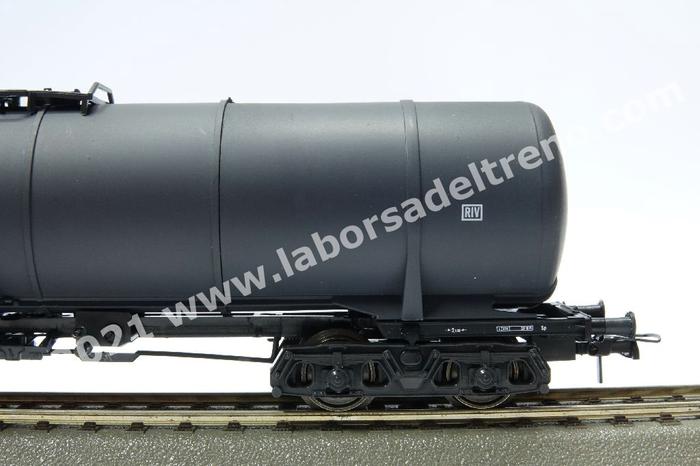 Roco - 46191 Cisterna a carrelli DB, livrea grigiio scuro VTG, epoca IV/V