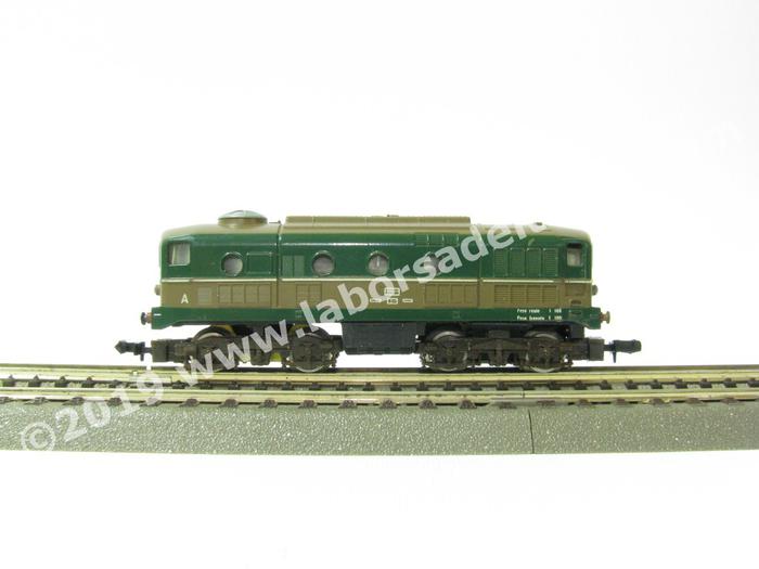 Lima - 201 Locomotiva diesel FS D341, livrea verde/castano, epoca III ...