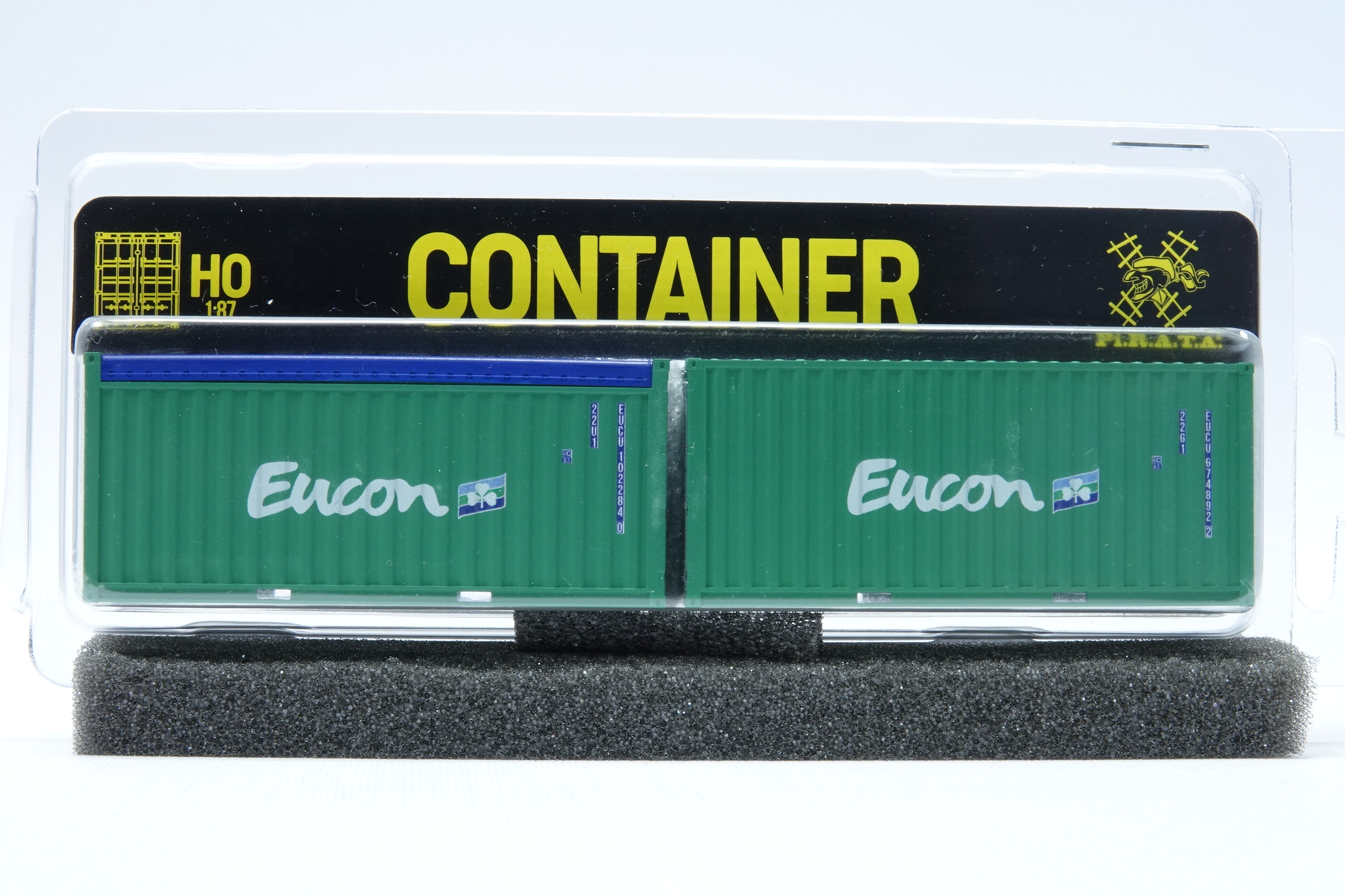Igra model - PI98010045 Set due container da 20 ft. 'Eucon', uno con ...